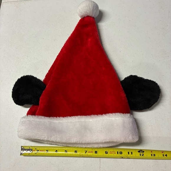 Disney | Holiday | Mickey Mouse Plush Santa Hat Ears Osfm Adult ...